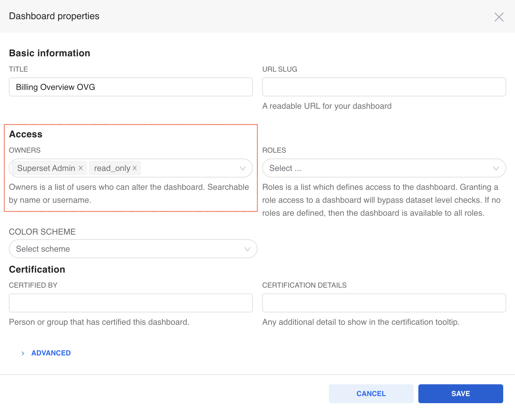 Grant access to Superset dashboards | Aleksei Simonenko